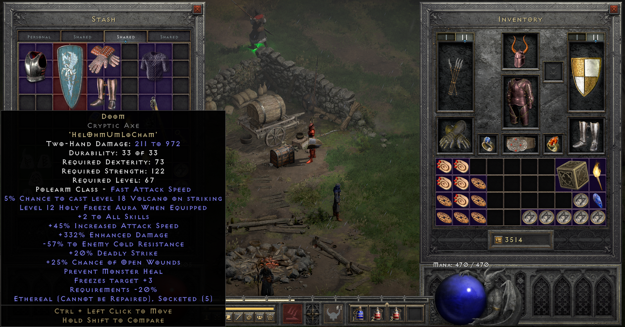 Eth Doom Cryptic Axe 12 / 332ed / -57% / +3 - Topic - d2jsp