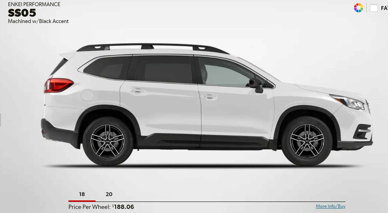 Trying to decide which wheel | Subaru Ascent Forum