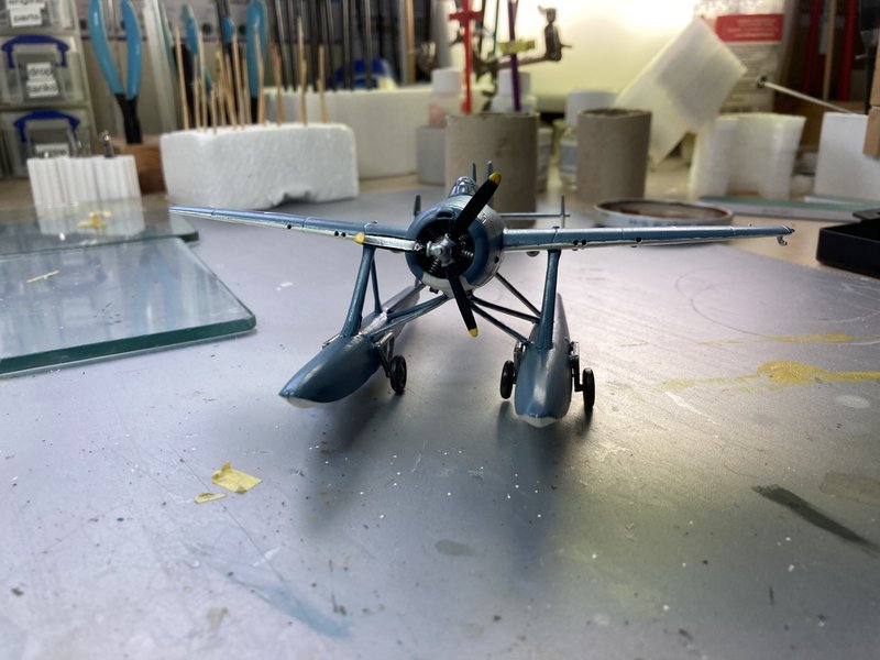 Kitbash! Academy F4F Wildcat ~ Amodel F4F-3S Wildcatfish. 1/72. - Ready ...