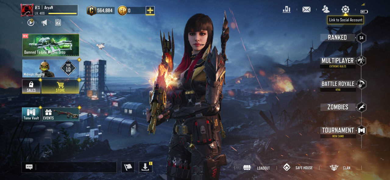 Buy 2 Mythic AK117 & BP50 | 7 Legend Gun | 271 Epic Gun | Start10CP ...