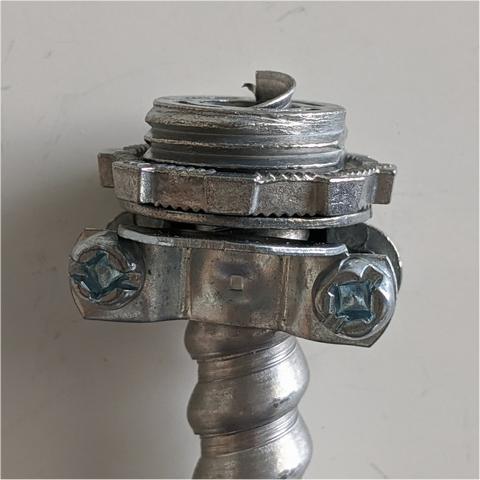 MC cable connector to box | DIY Home Improvement Forum