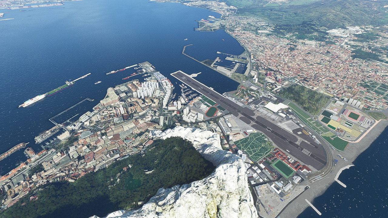 Gibraltar Scene via RDPresents SamScene3D - The AVSIM Screen Shots Forum - The AVSIM Community