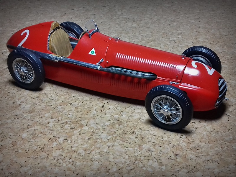 My attempt at Super detailing the 1:24 scale Alfa Romeo 159 "Alfetta ...