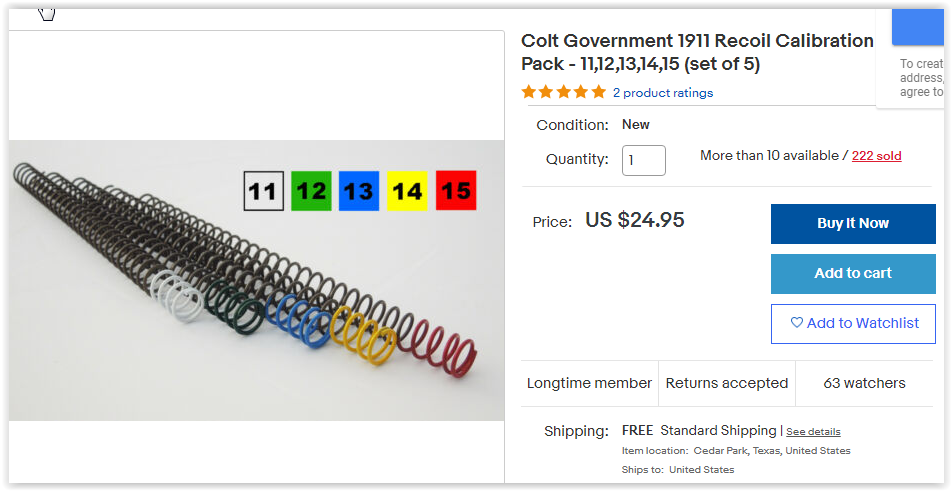 Recoil spring orientation, which end where? | SIG Talk
