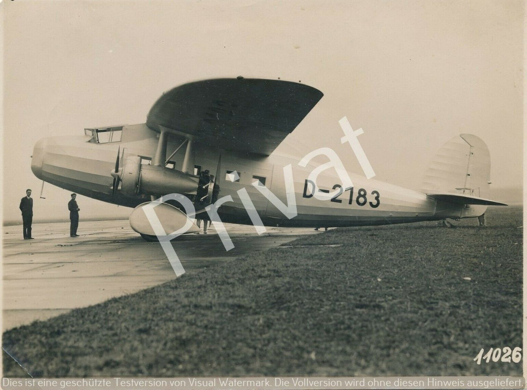 Dornier Do K III Flugzeug D 2183 — Postimages