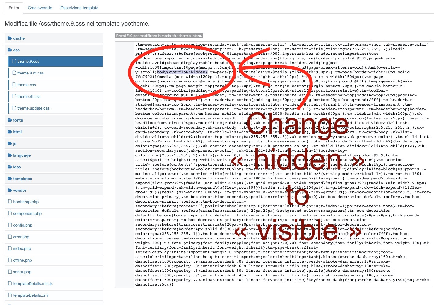 change hidden — Postimages