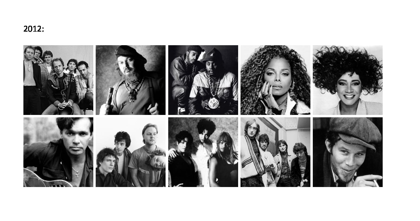 An Alternative to the Rock and Roll Hall of Fame: The Class of 2012 ...