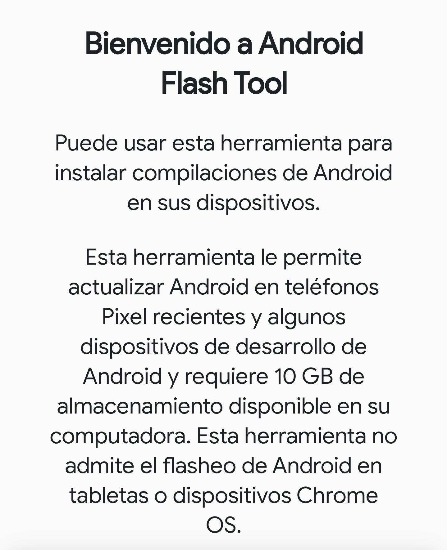 Google lanza Android Flash Tool: una herramienta para actualizar los Pixel con ROMS AOSP