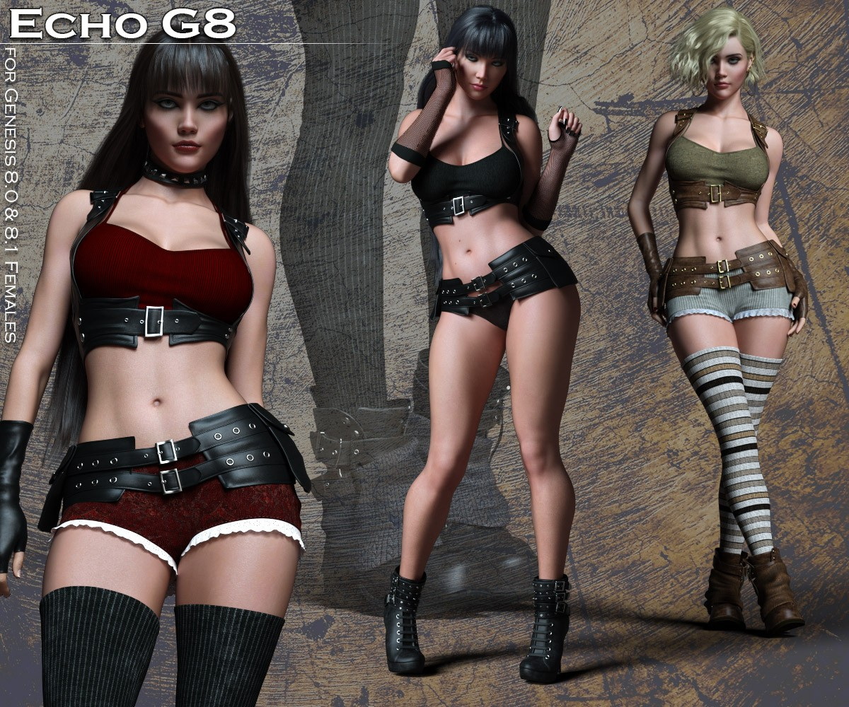 (FILLED 2023-03-01) Echo G8 For Genesis 8/8.1 Females + Textures - Free Daz 3D Models