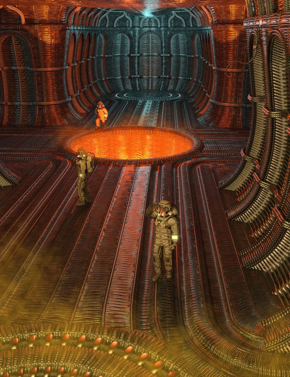 Easy Snap Alien Base - Free Daz 3D Models