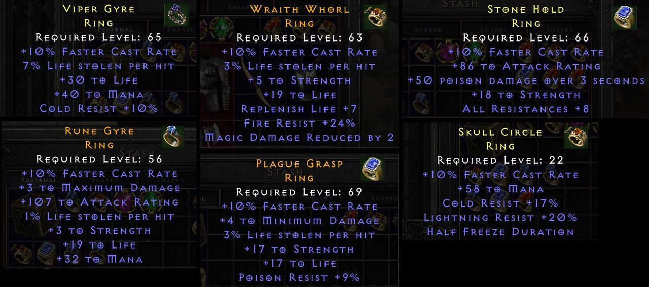 -= Caster Ring Collection =- - Topic - d2jsp