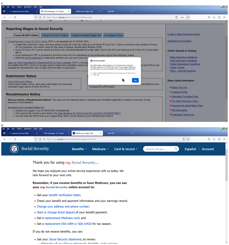 SSA gov dialog physically blocks closing browser — Postimages