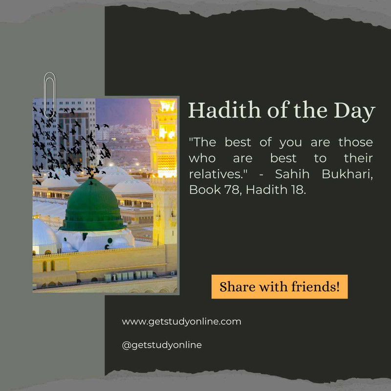 Daily Hadith The beautiful hadith of the day Updated 2024 51 — Postimages
