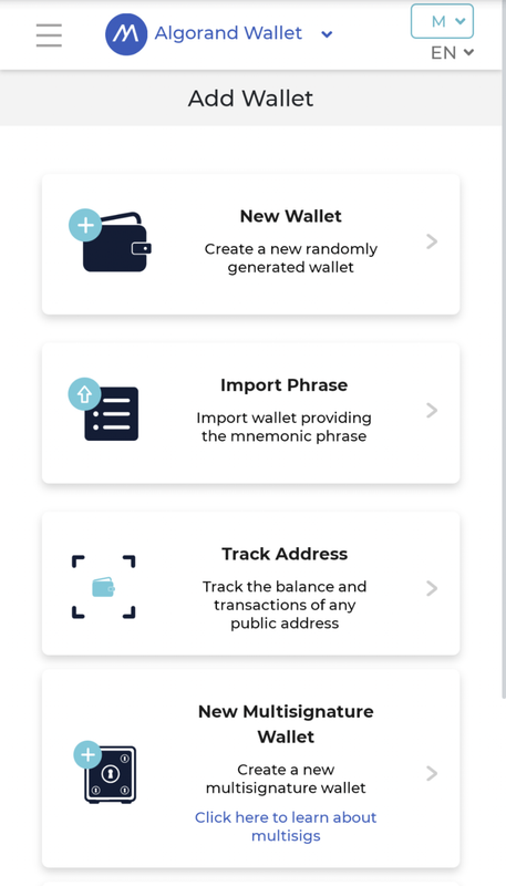 My algo on phone browser? : r/AlgorandOfficial