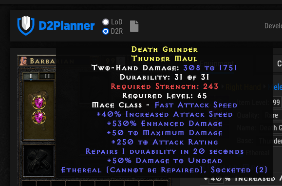 I Want To Buy A Rare Thunder Maul ### - Topic - d2jsp