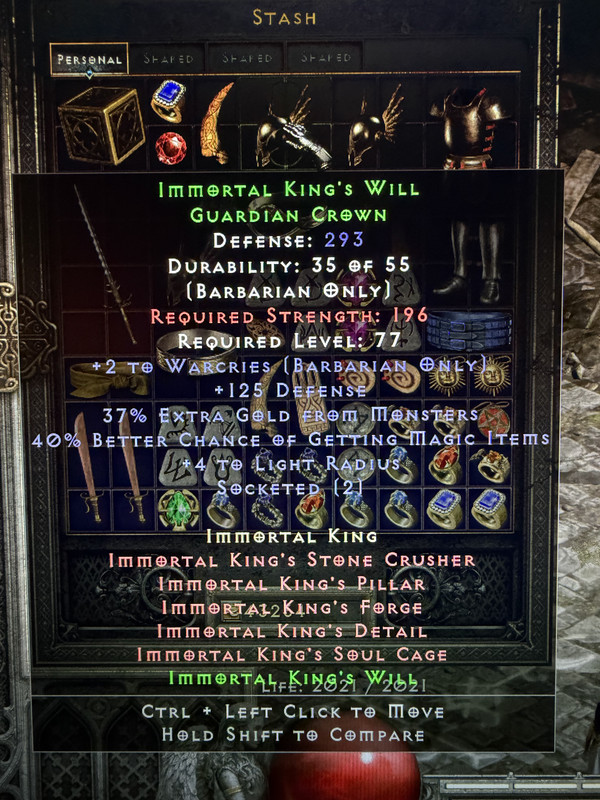 Perf Upped Ik Helm - Topic - d2jsp