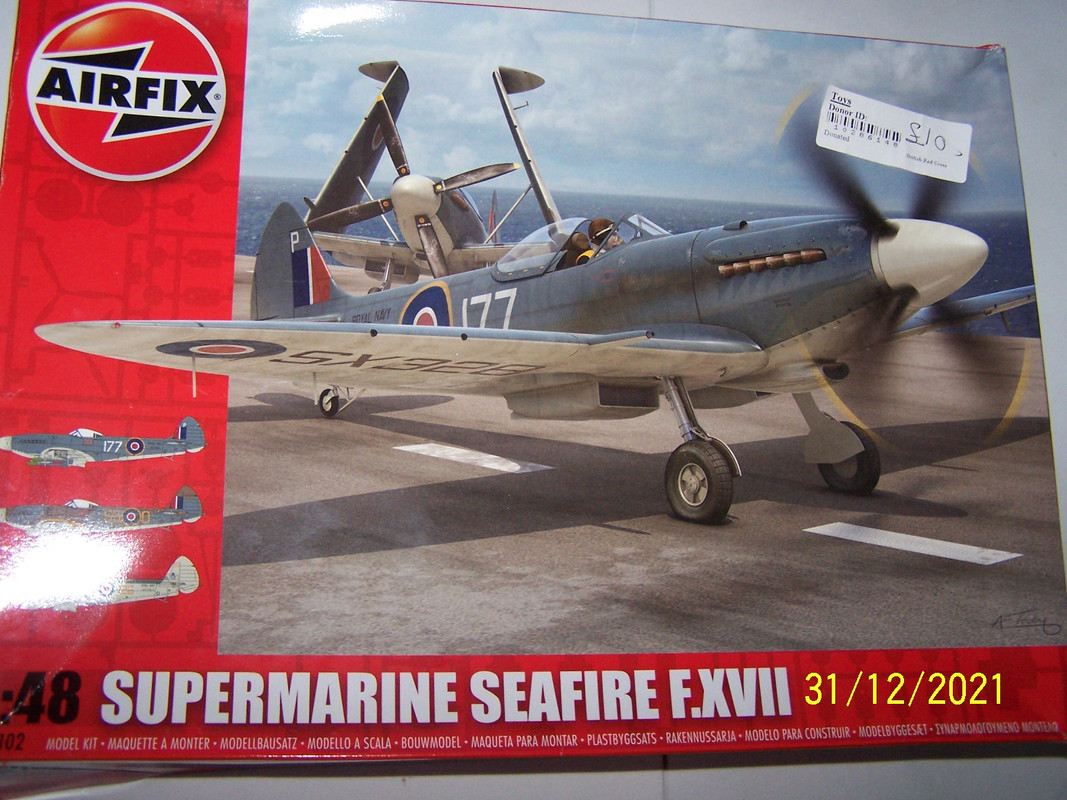 Tim's conscripted land-lubber - Airfix Seafire 1/48 - Finished. - The ...