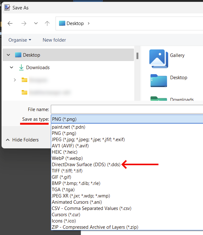 How to change DDS type - Paint.NET Discussion and Questions - Paint.NET Forum