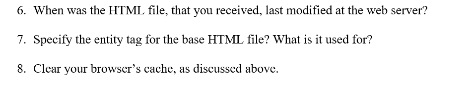 Solved Application Layer - HTTP Protocol Do and explain how | Chegg.com