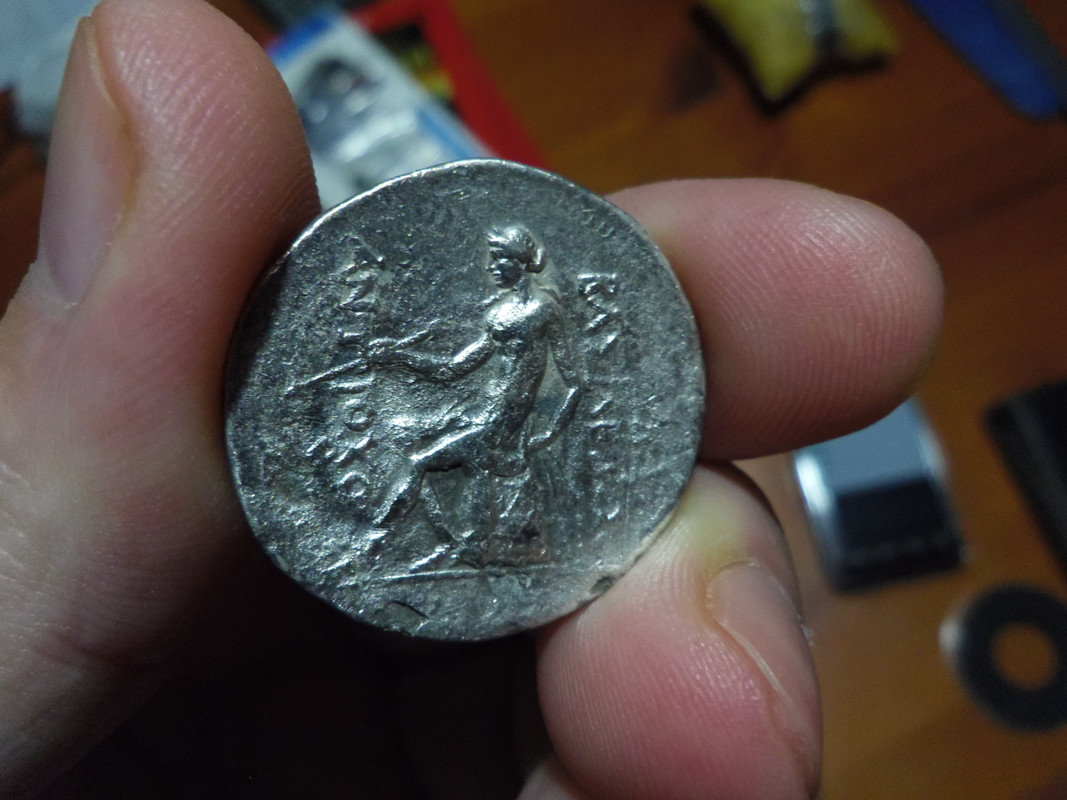 Tetradracma ático. Antíoco II Theos. Seleucia del Tigris (Irak). 261 ...