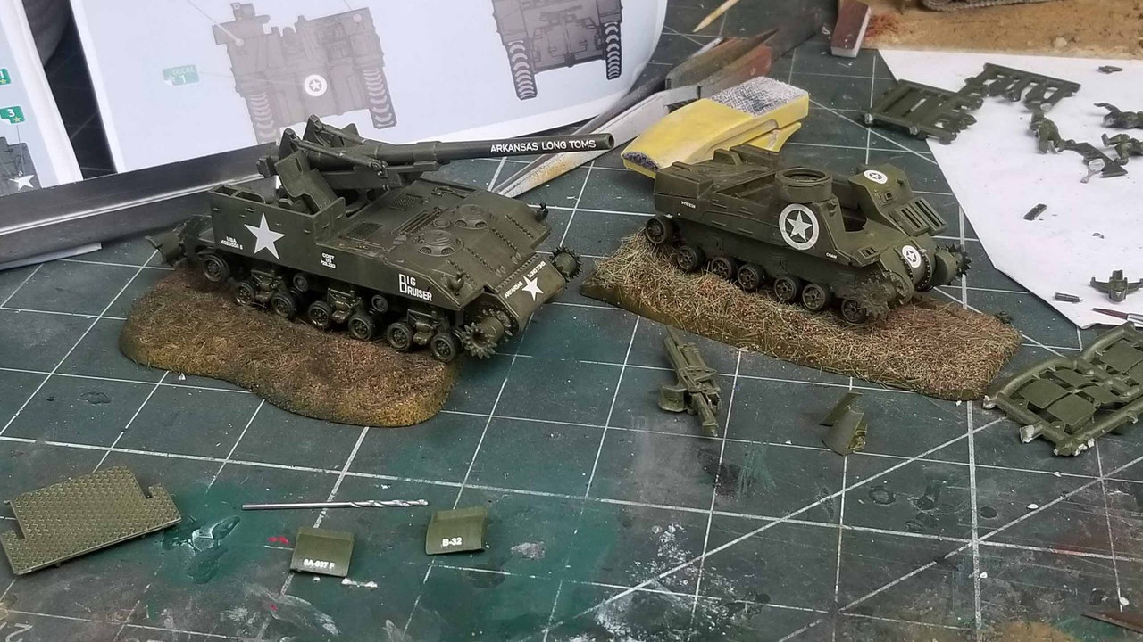 Double Trouble. PK89 Priest and PK86 M40 Long Tom FINISHED - Matchbox ...