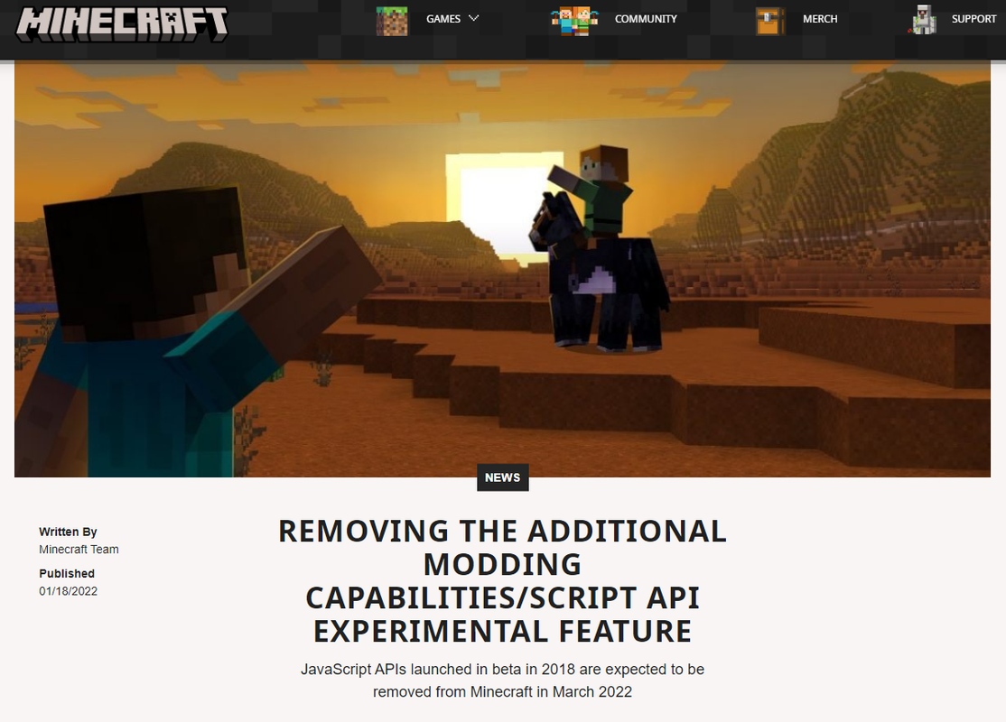 【情報】基岩版模組Scripting API慘遭移除，Gametest崛起 @Minecraft 我的世界（當個創世神） 哈啦板 - 巴哈姆特