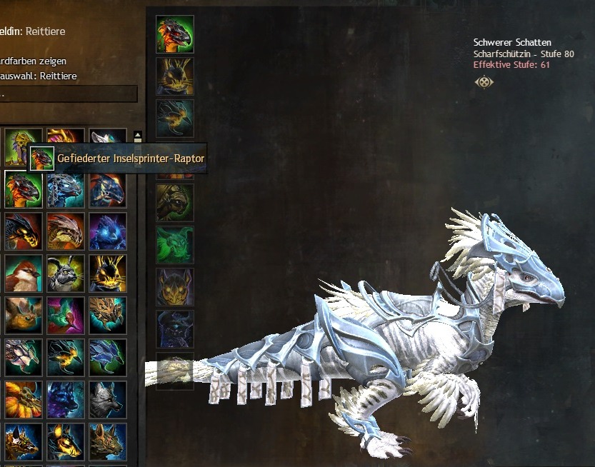 Why do the feathered raptors all have to have the same armor? - Guild ...