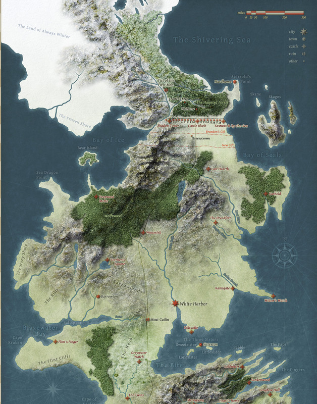 [Spoilers Extended] Maps of The Lands of Planetos : asoiaf