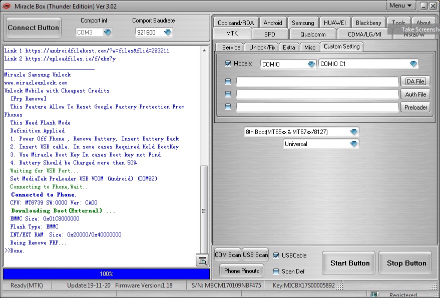 Miracle Box & Miracle Thunder (Post Here All Successful Stories) - Page ...