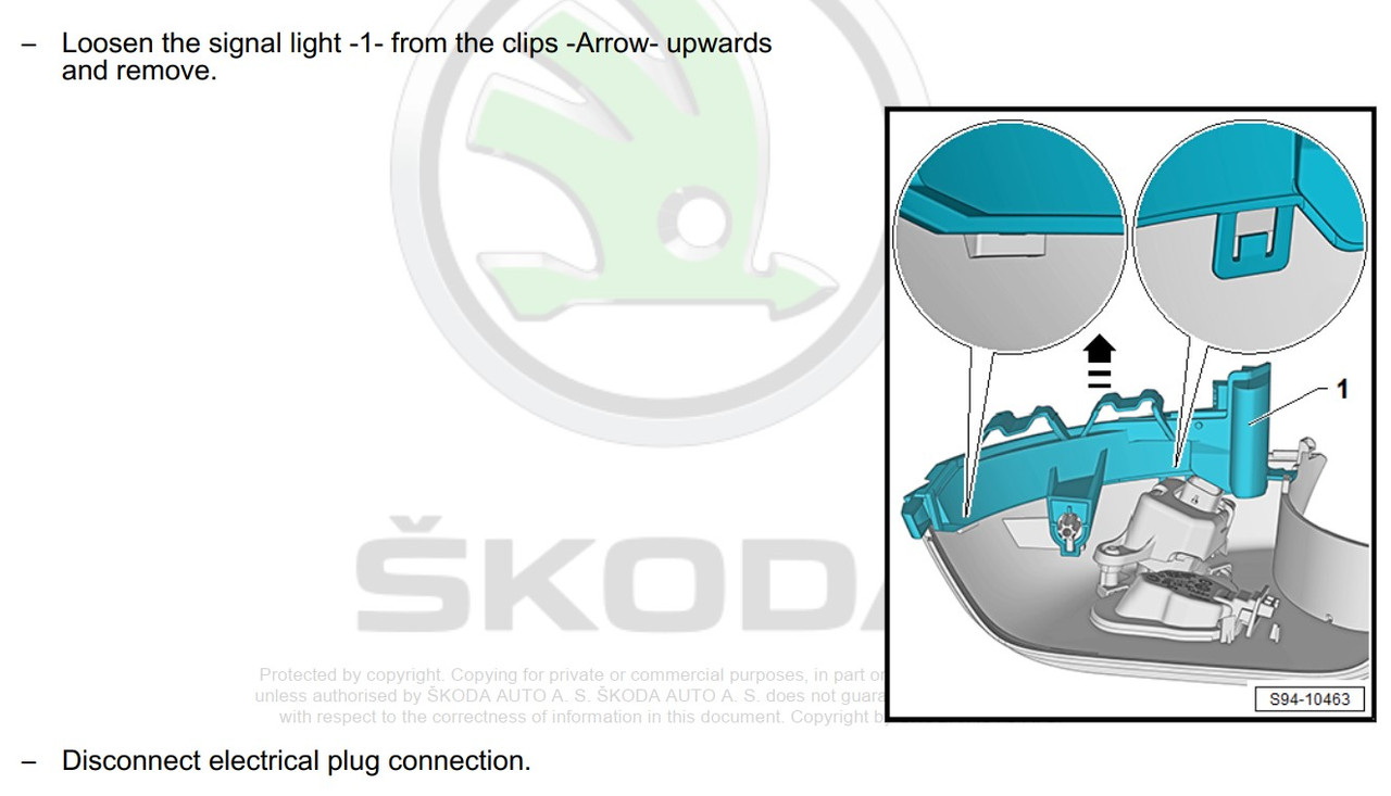 Dynamic turn signal mirror light - Skoda Octavia Mk4 (2020 > ) - BRISKODA