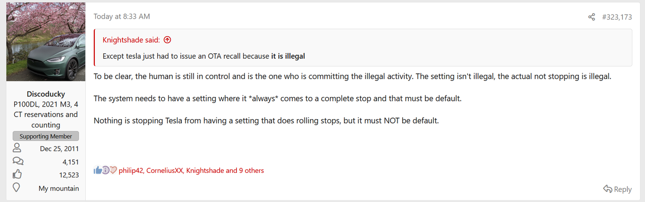 Tesla to recall nearly 54,000 vehicles that may disobey stop signs : r ...