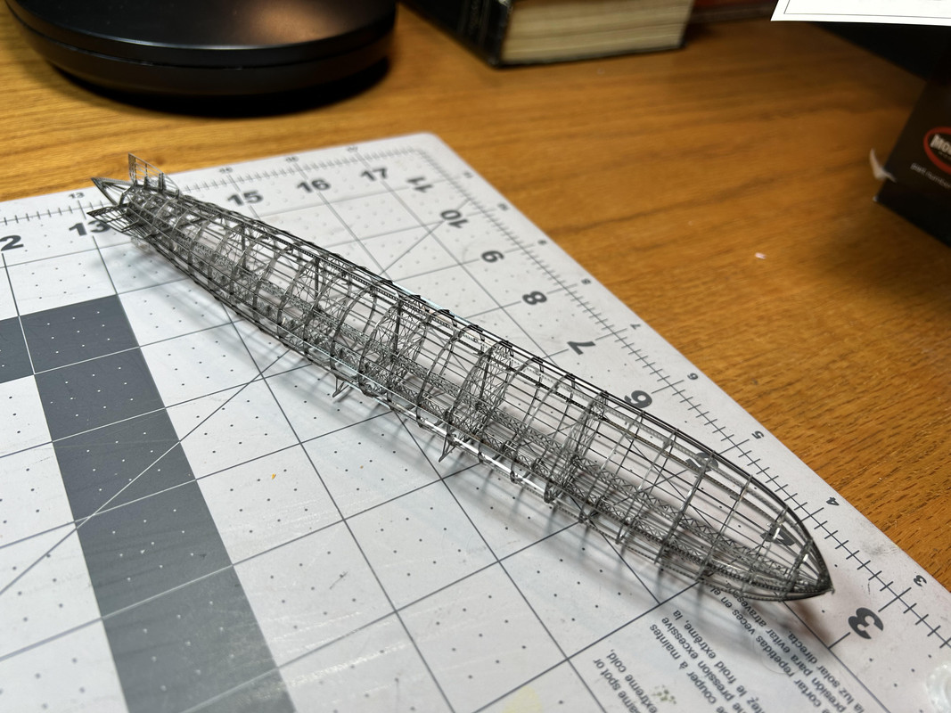 Finished Photos of 1/1000 Scale Metal Skeleton Graf Zeppelin (LZ127 ...