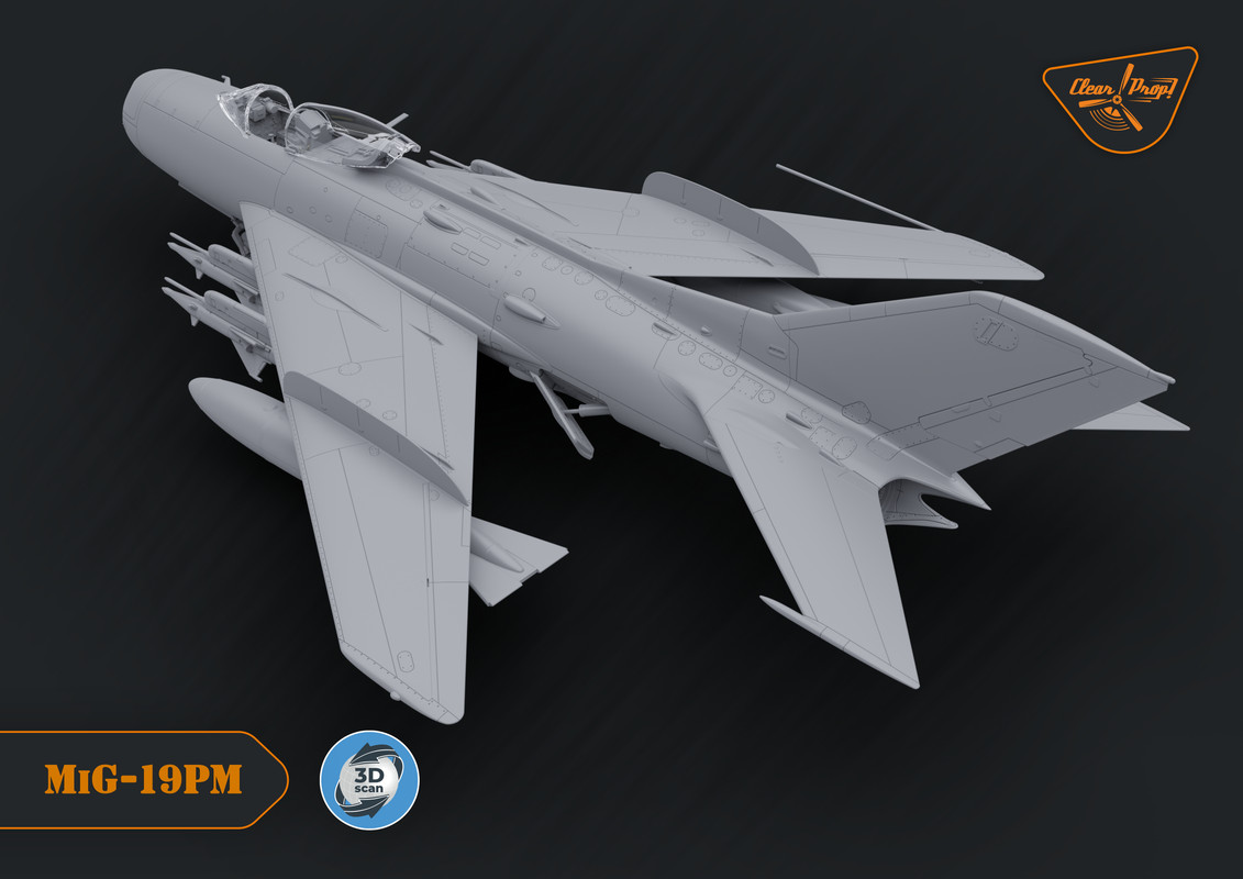 1/72 - Mikoyan-Gurevich MiG-19 "Farmer" by ClearProp Models - MiG-19P ...