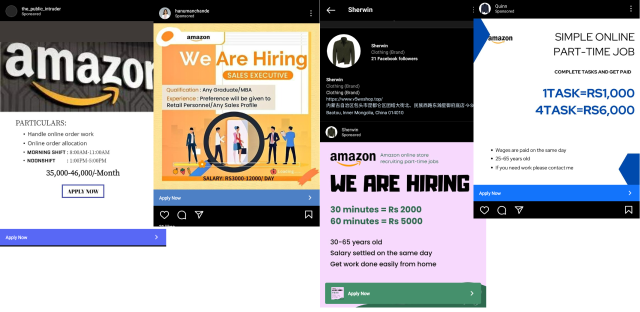 Career Bait - Fake Instagram job ads | authifyCollective