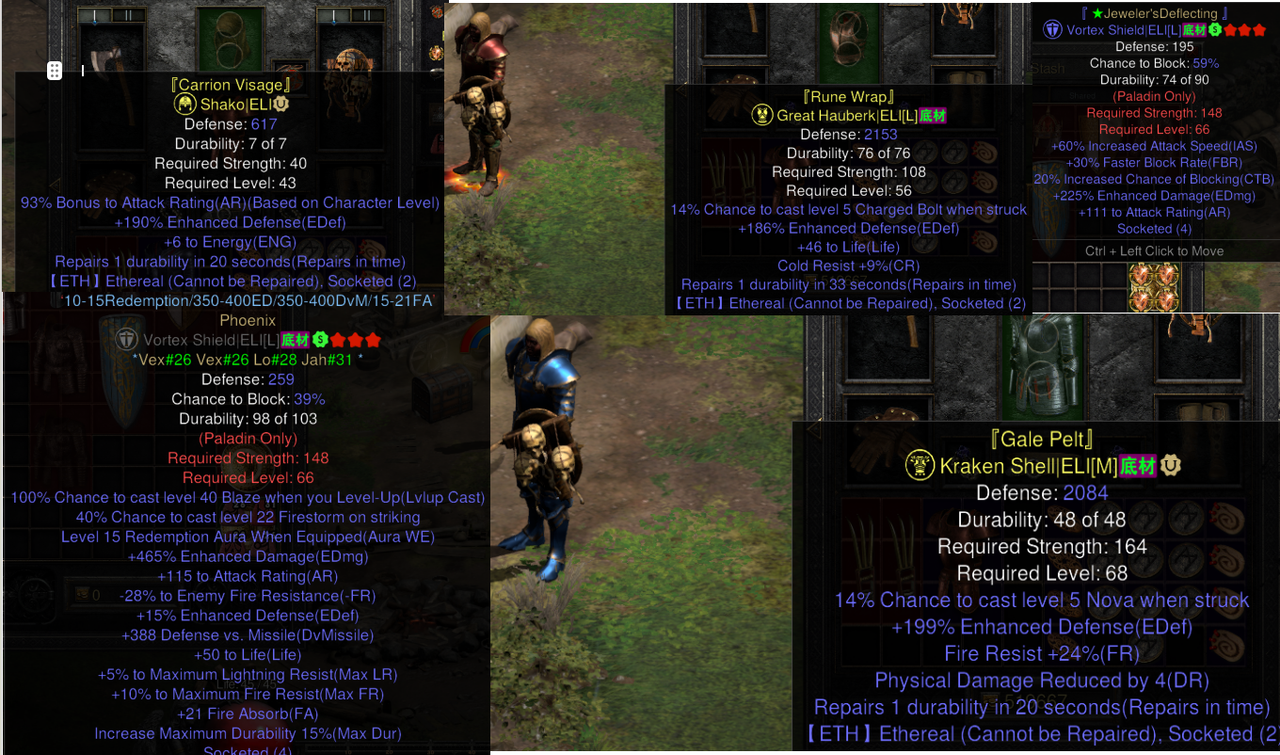 Nice Zeal Visio Armet High Armor Gloves - Topic - d2jsp