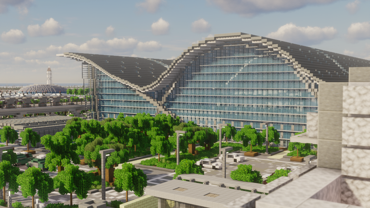 Doha Hamad International Airport 1:1 Minecraft Map