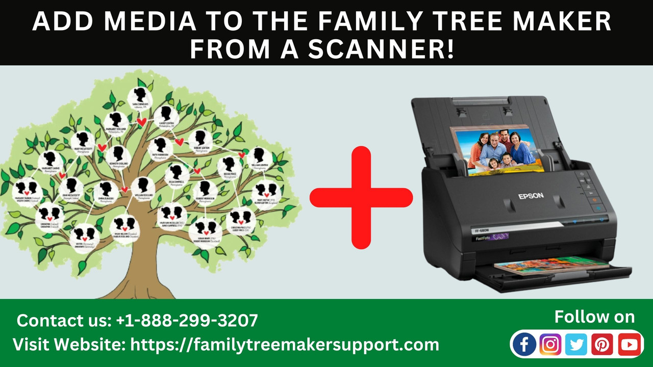 Add media to the family tree maker from a scanner! — Postimages