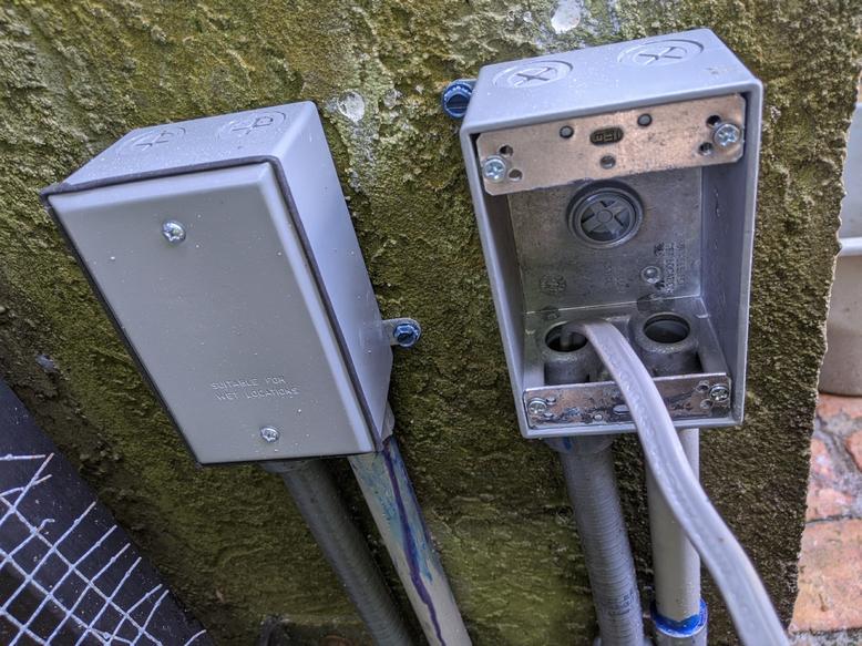 Weatherproof box plastic KO covers are they watertight? | DIY Home ...