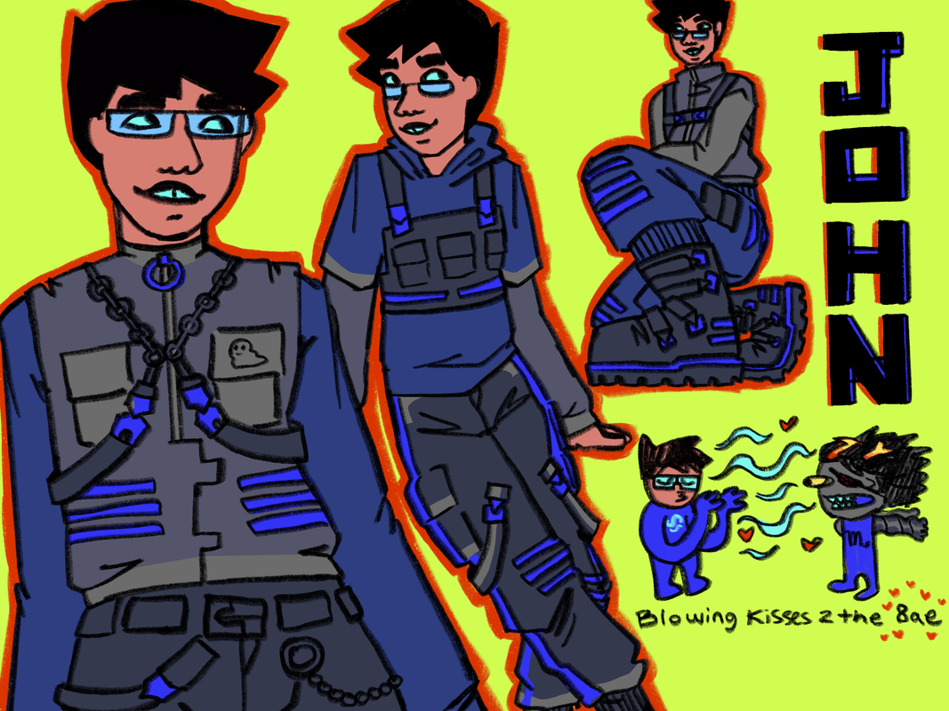 I drew the beta kids in my style!! : r/homestuck