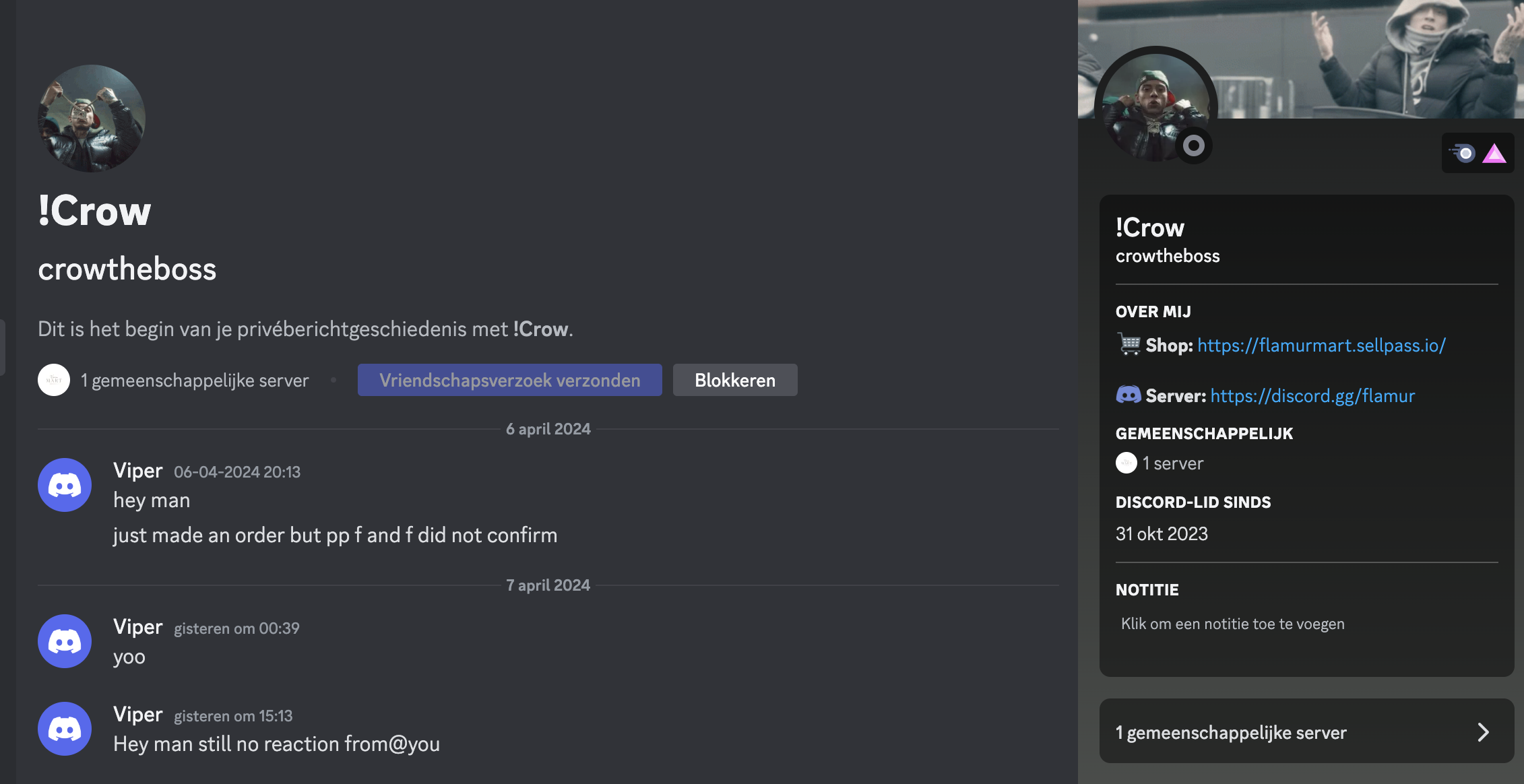 DM Chat — Postimages