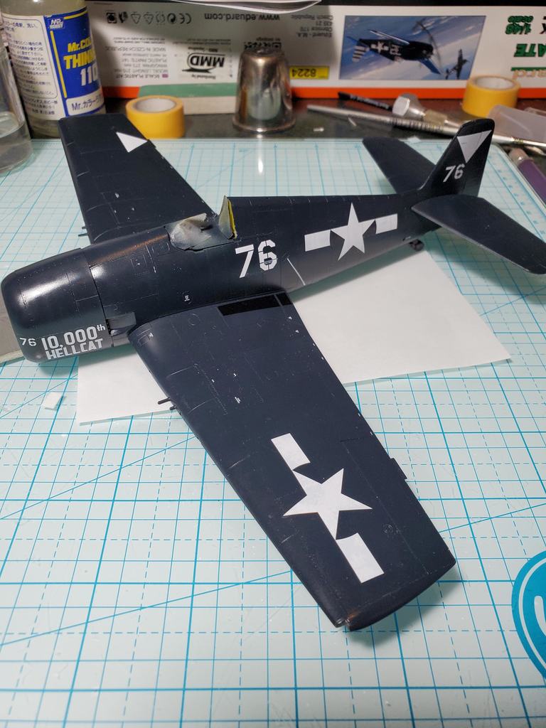 Eduard 1/48 F6F-5 Late, 10,000th Hellcat, BuNo. 78854 - FINISHED ...