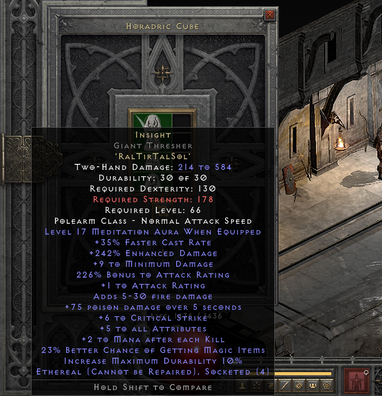 Ft Giant Eth Tresher Insight 17lvlaura/242ed/6crit - Topic - d2jsp