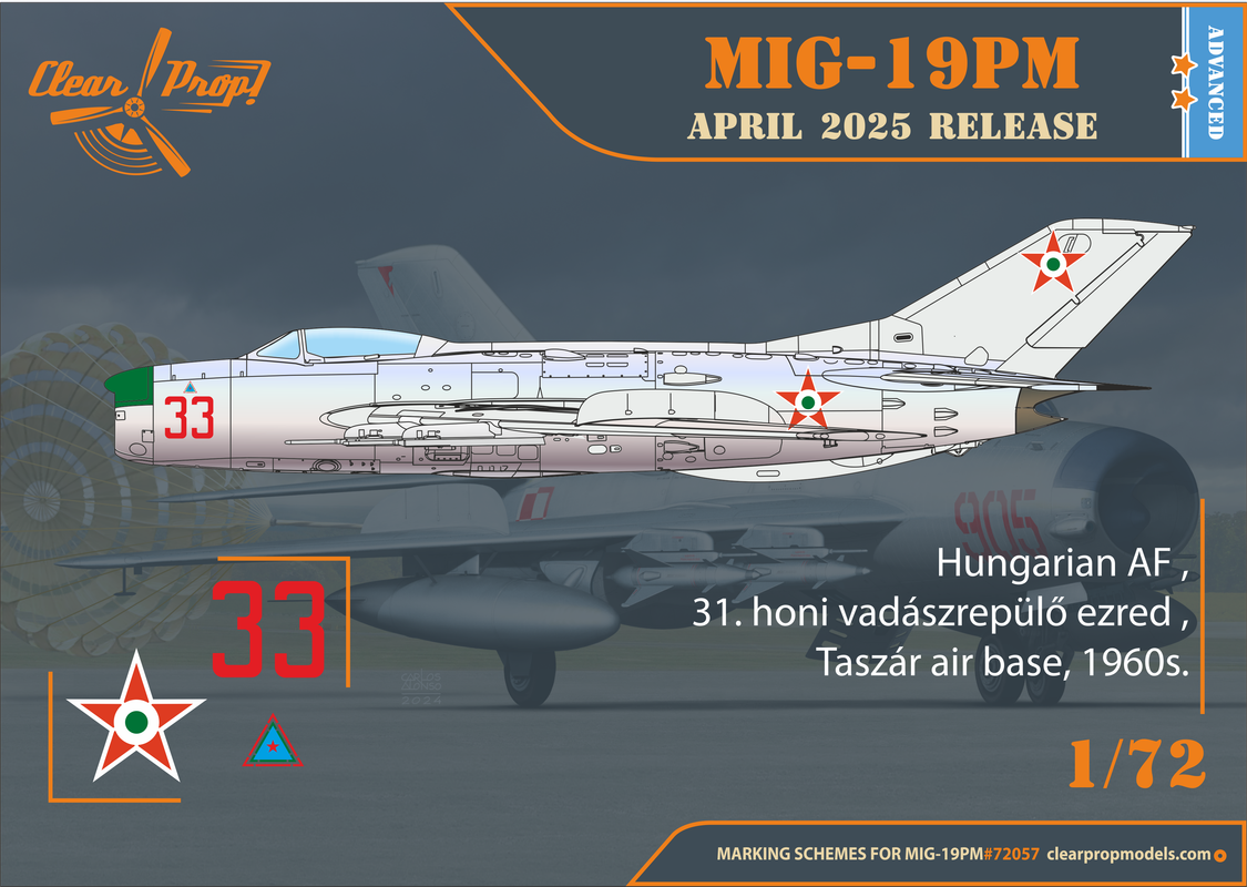 1/72 - Mikoyan-Gurevich MiG-19 "Farmer" by ClearProp Models - MiG-19P ...