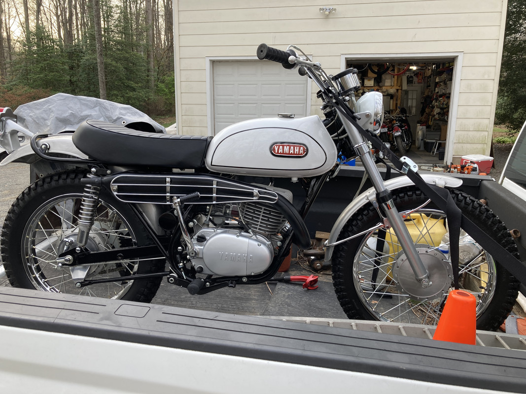My dad bought his holy grail 1968 Yamaha DT1-250 - Moto-Related ...