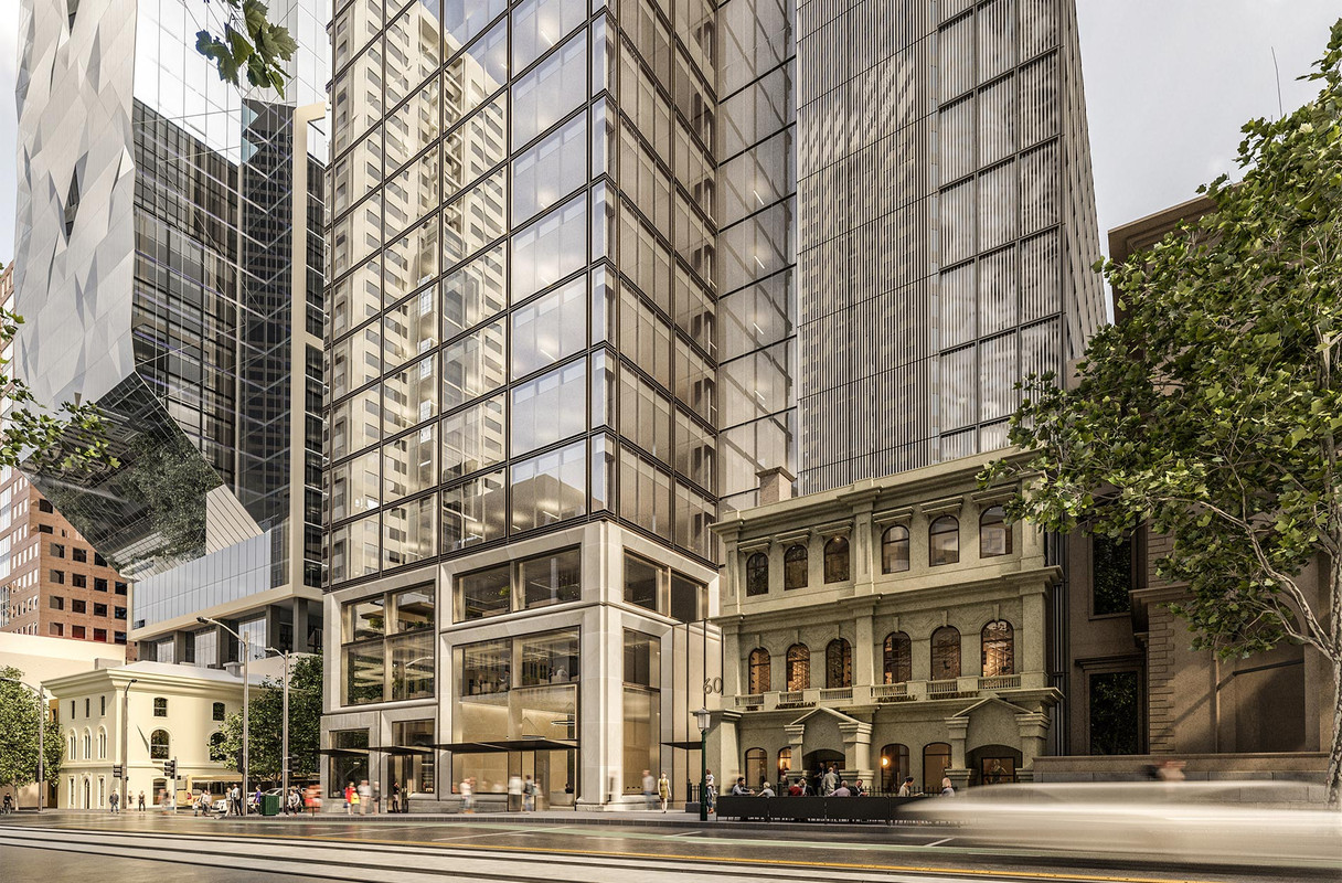 CBD - East > 60 Collins Street > 164m / 41L / office / proposed | Page ...
