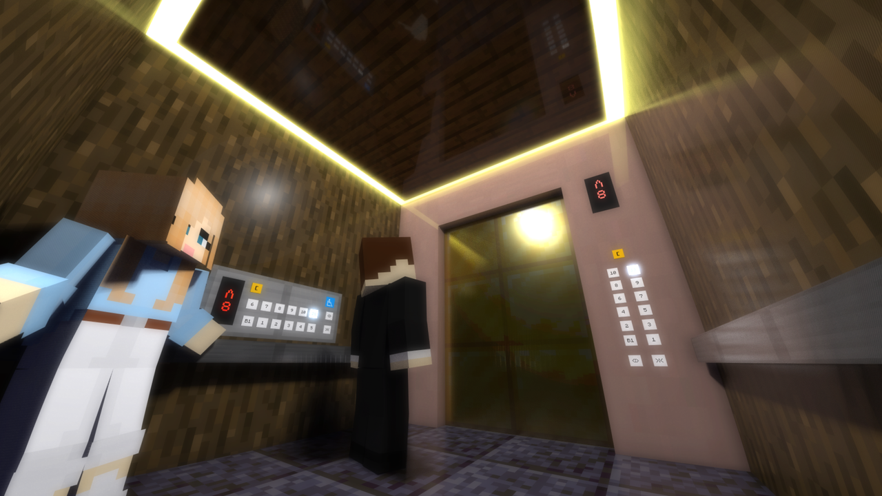 Japanese Elevator | Pre-Release 5 Render - Wallpapers and art - Mine-imator forums