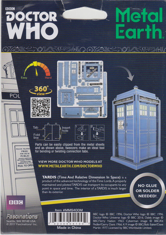 Metal TARDIS - Ready for Inspection - SF & RealSpace - Britmodeller.com