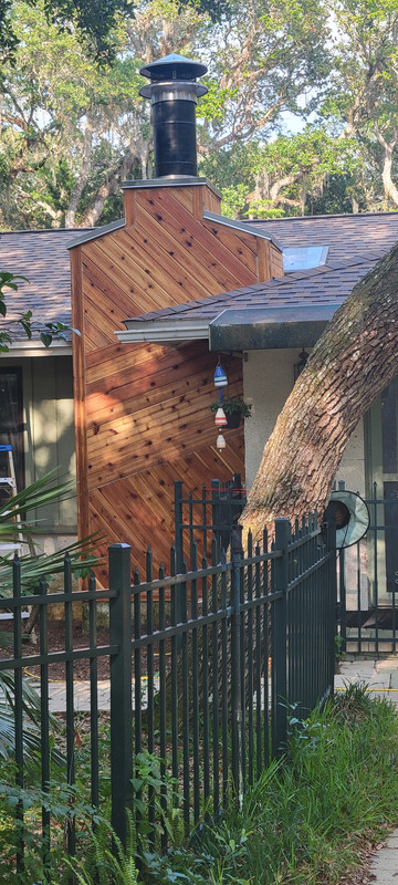 We just had some cedar work done on the house and need to know why I ...
