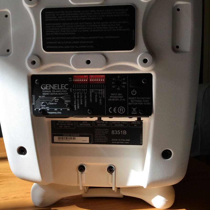 Genelec 8351B monitors white | Audio Science Review (ASR) Forum