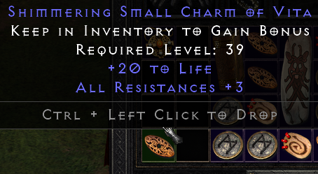 Shimmering Small Charm Of Vita - Topic - d2jsp